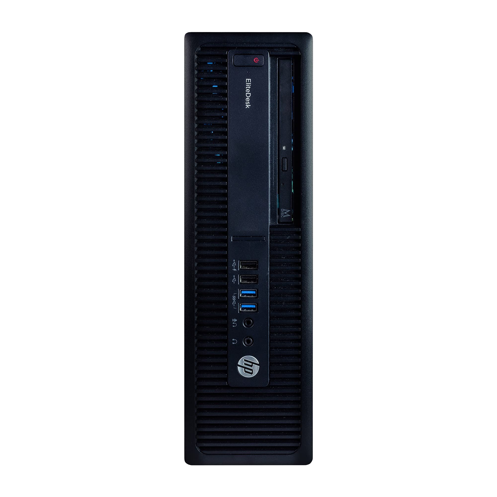 HP EliteDesk 800G1 Business Desktop Computer, Intel Quad Core i5, 8GB DDR3 RAM, 240GB SSD, DVD-ROM, Windows 10 Home, RGB Speakers (Renewed)
