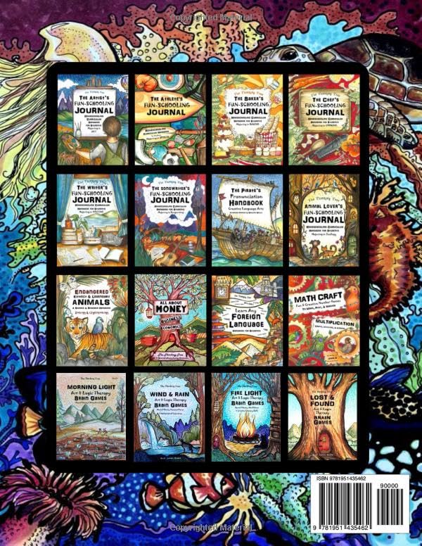 All About Oceans - Marine Biology Handbook: 350 Activities - A Creative Unit Study Science, Research, Geography, Drawing & Language Arts