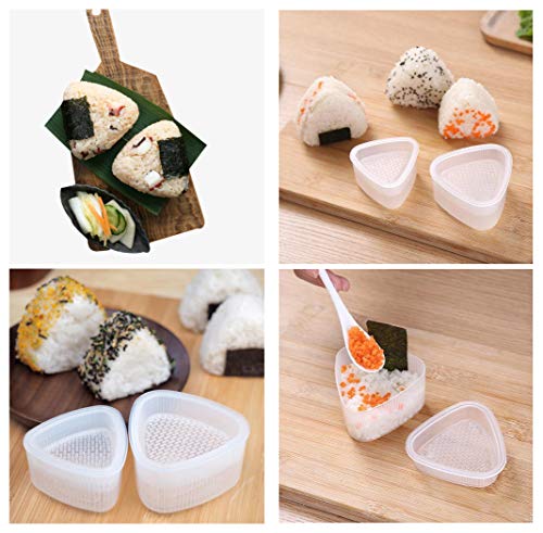 Set of 2 Triangle Sushi Mold, Sushi Mold Rice Mold DIY Tool