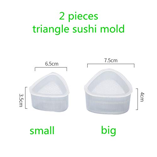 Set of 2 Triangle Sushi Mold, Sushi Mold Rice Mold DIY Tool
