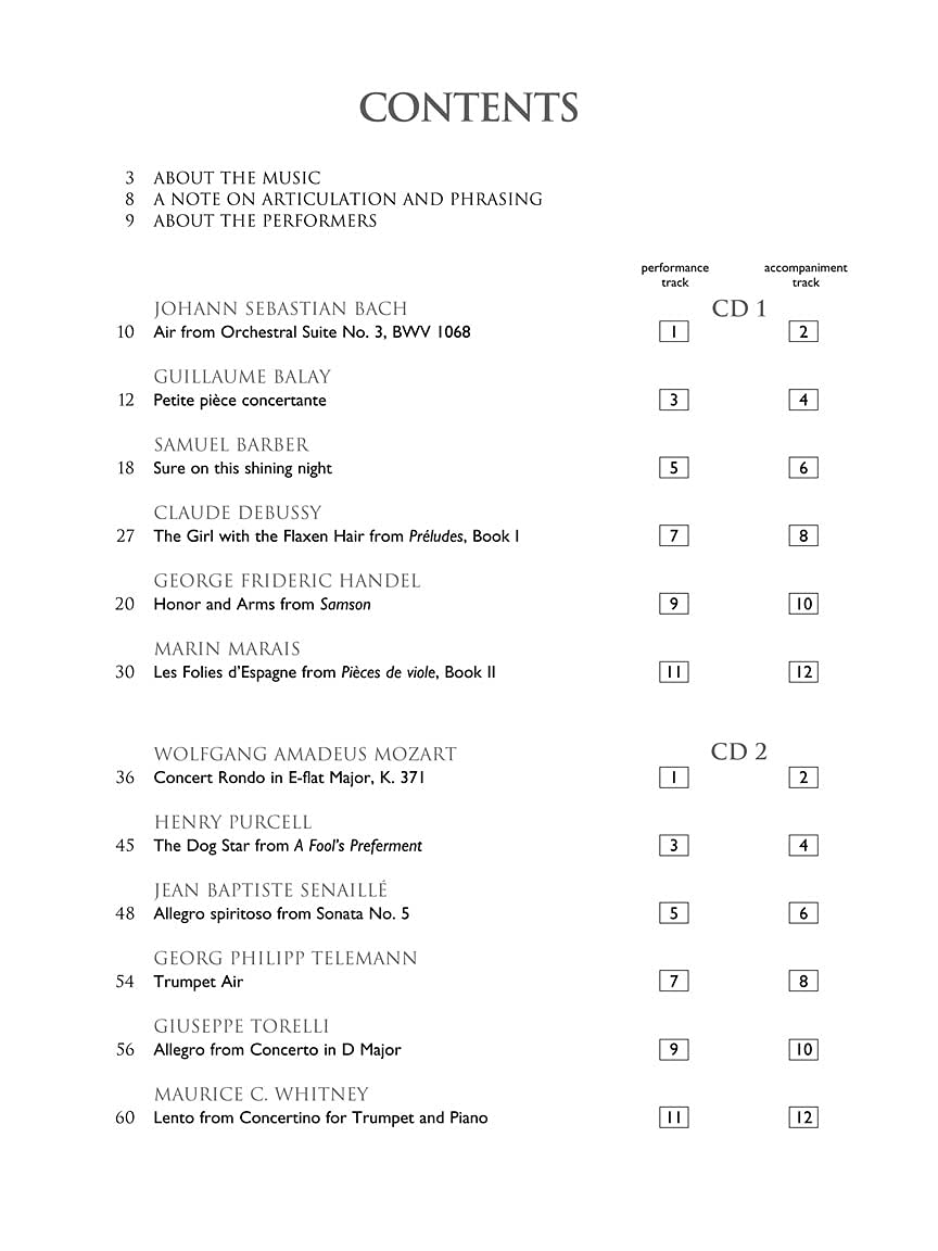 The Trumpet Collection - Intermediate Level Book/Online Audio (G. Schirmer Instrumental Library)
