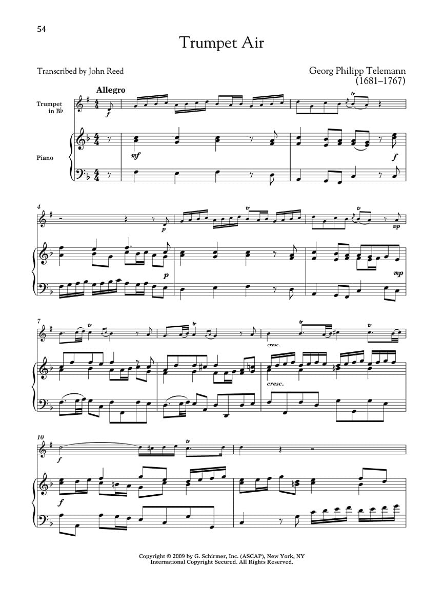 The Trumpet Collection - Intermediate Level Book/Online Audio (G. Schirmer Instrumental Library)