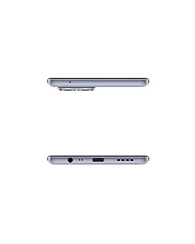 realme 8 Dual-SIM 128GB ROM + 6GB RAM (GSM only | No CDMA) Factory Unlocked 4G/LTE Smartphone (Cyber Silver) - International Version