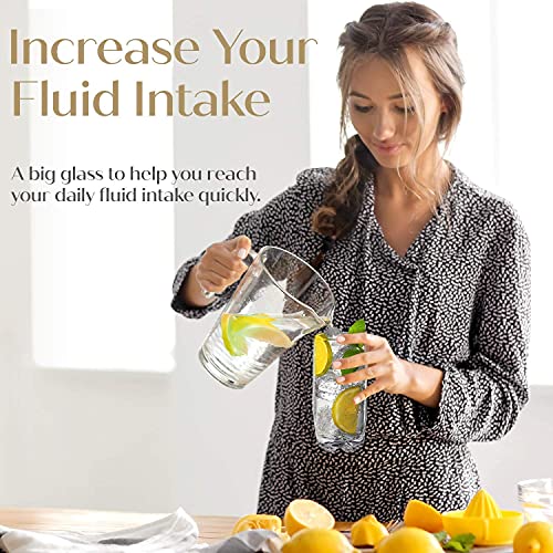 Home Essentials & Beyond Drinking Glasses set of 8 Highball Glass cups Premium Cooler 13.25 Oz. Glassware β Ideal for Water, Juice, Cocktails, Iced Coffee, Iced Tea.