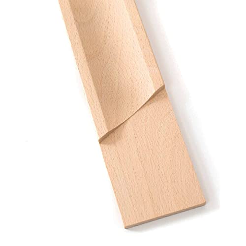 Tuuli Kitchen – Salami Wooden Cutting Board, Specially Designed Beechwood Charcuterie Boards, Cutting Board Coated with Oil, 37 x 5.5 cm