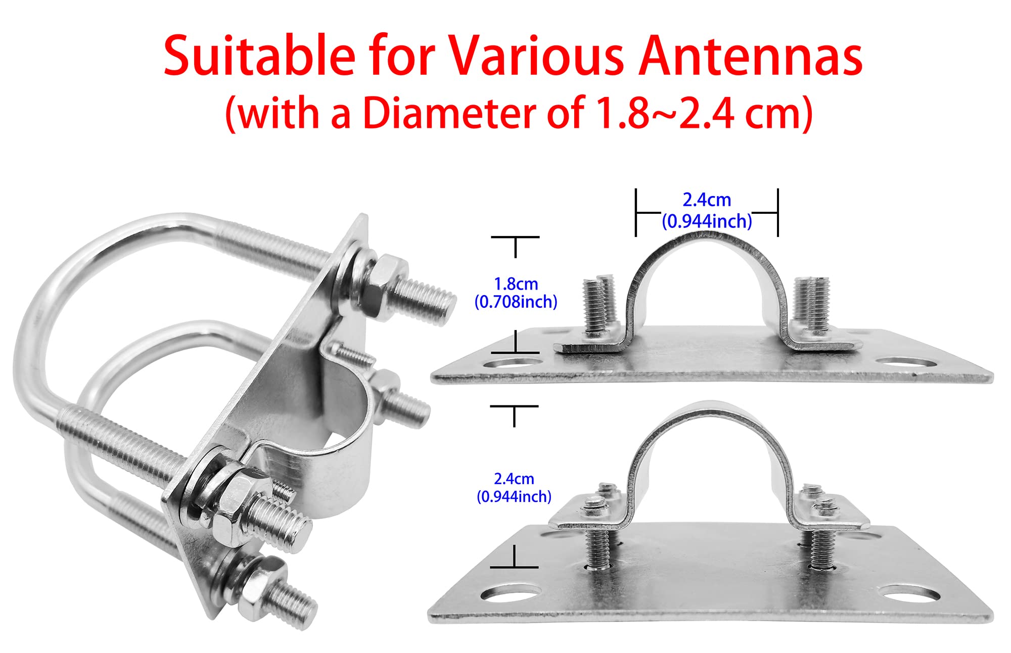 LoRa Gateway Antenna 915MHz 6dBi for RAK HNT Bobcat Helium Hotspot Miner + 10ft N-Female to SMA-Male Extension Cable