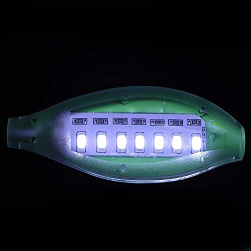 Aquarium Mini USB Lamp Tortoise Fish Tank Aquarium LED Clip On Leaf Head Light for Aquatic Plant Growing with US Plug(Blue White Light-Green)