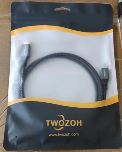 Twozoh Micro HDMI to Mini HDMI Cable, Mini HDMI Male to Micro HDMI Male Cable, Micro HDMI Type D Male to Mini HDMI Type C Male Cable Support 3D/4K 1080p 3Ft