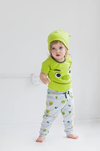 Welcome to the Universe Baby Shrek Baby Bodysuit, Pant & Hat 3 Piece Set