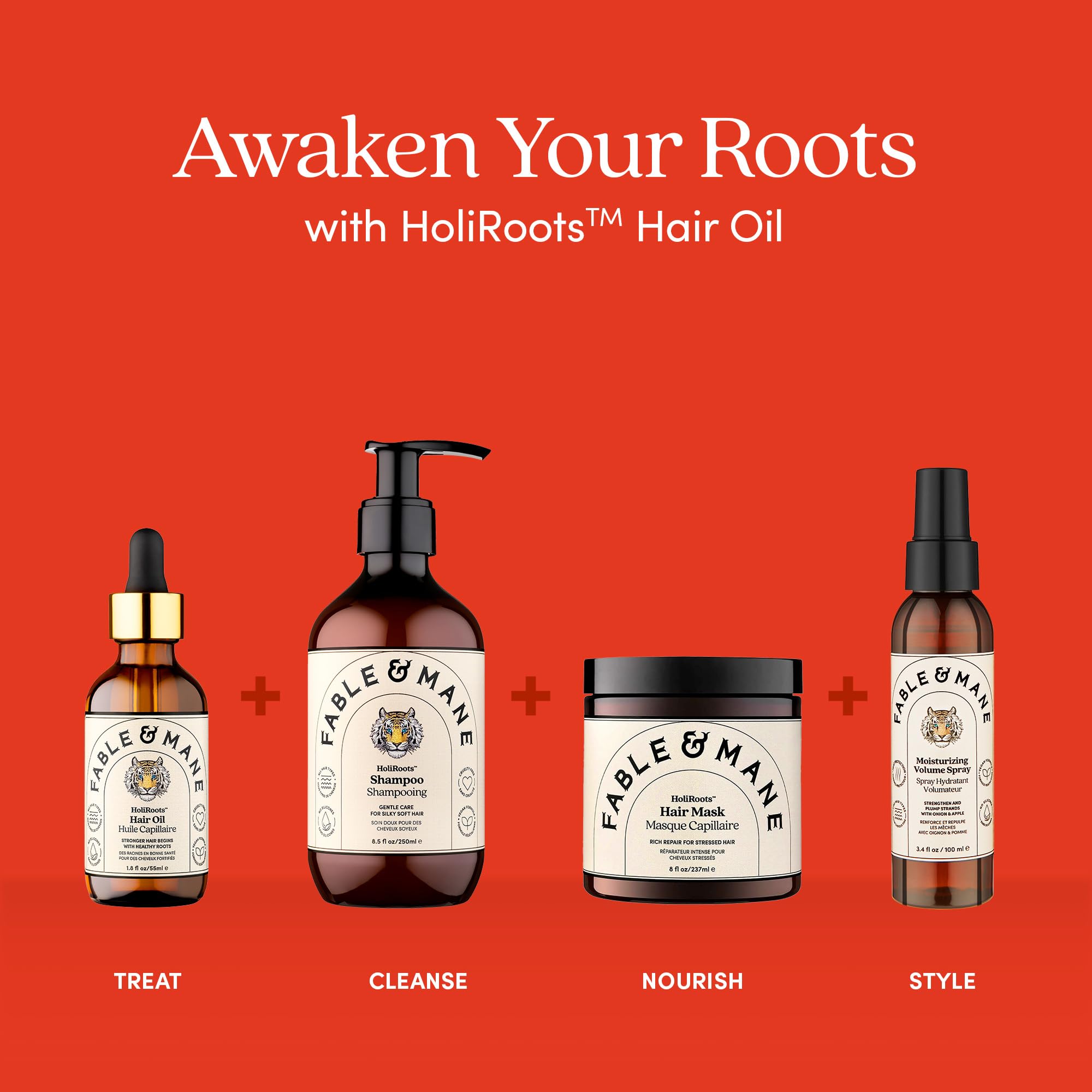 Fable & Mane Mini HoliRoots™ Pre-wash Hair Treatment Oil 0.48 oz/ 14.4 mL
