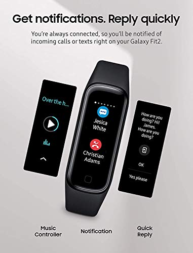 Samsung Galaxy Fit 2 2020 Bluetooth Fitness Tracking Smart Band (Black)