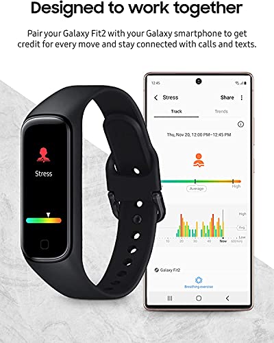 Samsung Galaxy Fit 2 2020 Bluetooth Fitness Tracking Smart Band (Black)