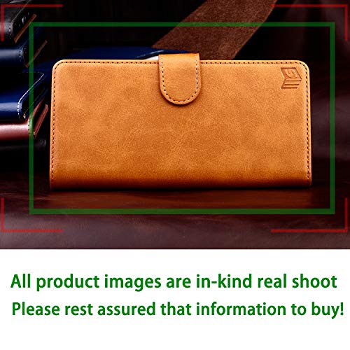 SUANPOT for iPhone 7/8/SE2/SE 3rd 2022 4.7" RFID Blocking Wallet case Credit Card Holder,Flip Book PU Leather Phone case Cover Cellphone Women Men for Apple iPhone SE3 case Wallet Light Brown