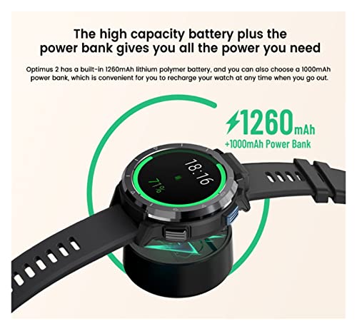 JAITEA Waterproof Dual-chip P22+PAR2822 Compatible Smartwatch 13MP IMX214 Camera 4GB 64GB Memory 1260mAh Men