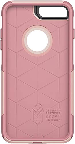 OtterBox Commuter Series Case for iPhone 8 Plus & iPhone 7 Plus (ONLY) - Non-Retail Packaging - Ballet Way (Pink Salt/Blush)