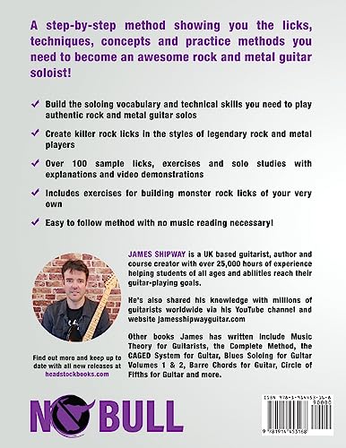 Rock Lick Method for Guitar: Master the Licks, Techniques and Concepts You Need to Become an Awesome Rock and Metal Guitarist