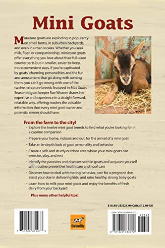 Mini Goats: Everything You Need to Know to Keep Miniature Goats in the City, Country, or Suburbs