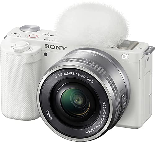 Sony Alpha ZV-E10 Mirrorless Vlog Camera & 16-50mm Lens Bundle with Handy Case, Backpack, Tripod, Wrist Strap + More