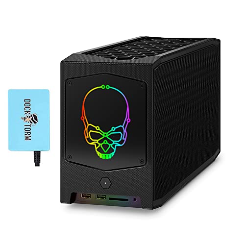 Intel NUC 11 Extreme Mini Desktop NUC11BTMi9 Bundle with High Performance Docztorm i9-11900KB 8-Core, 32GB RAM, 1TB PCIe SSD, WiFi 6, Bluetooth 5.2, RJ-45, SD Card, Win10P