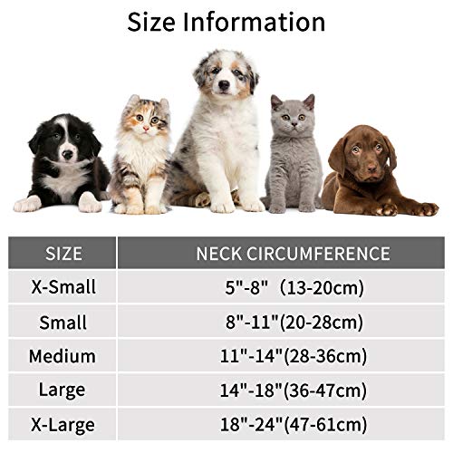 WONDAY Soft Dog Cone for Large Dogs, Inflatable Dog Cone Alternative After Surgery, Cone for Dogs After Surgery for Wound Healing and Prevent from Biting or Scratching