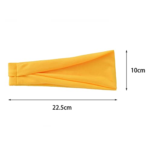 Men's and Women's Same European and American Plain Sports Headband Yoga Headband Running Headband The Light up Headband
