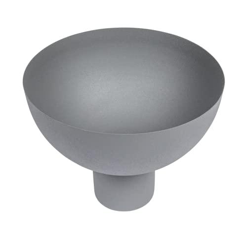 Bloomingville Decorative Metal Footed, Grey Bowl