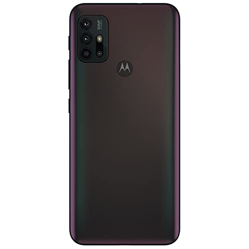 Moto G30 XT2129-2 4G LTE 128GB + 4GB GSM Global Unlocked Triple Camera International Version (No US Warranty) (Not Verizon Sprint Boost Cricket) (w/Fast Car Charger Bundle) (Dark Pearl)