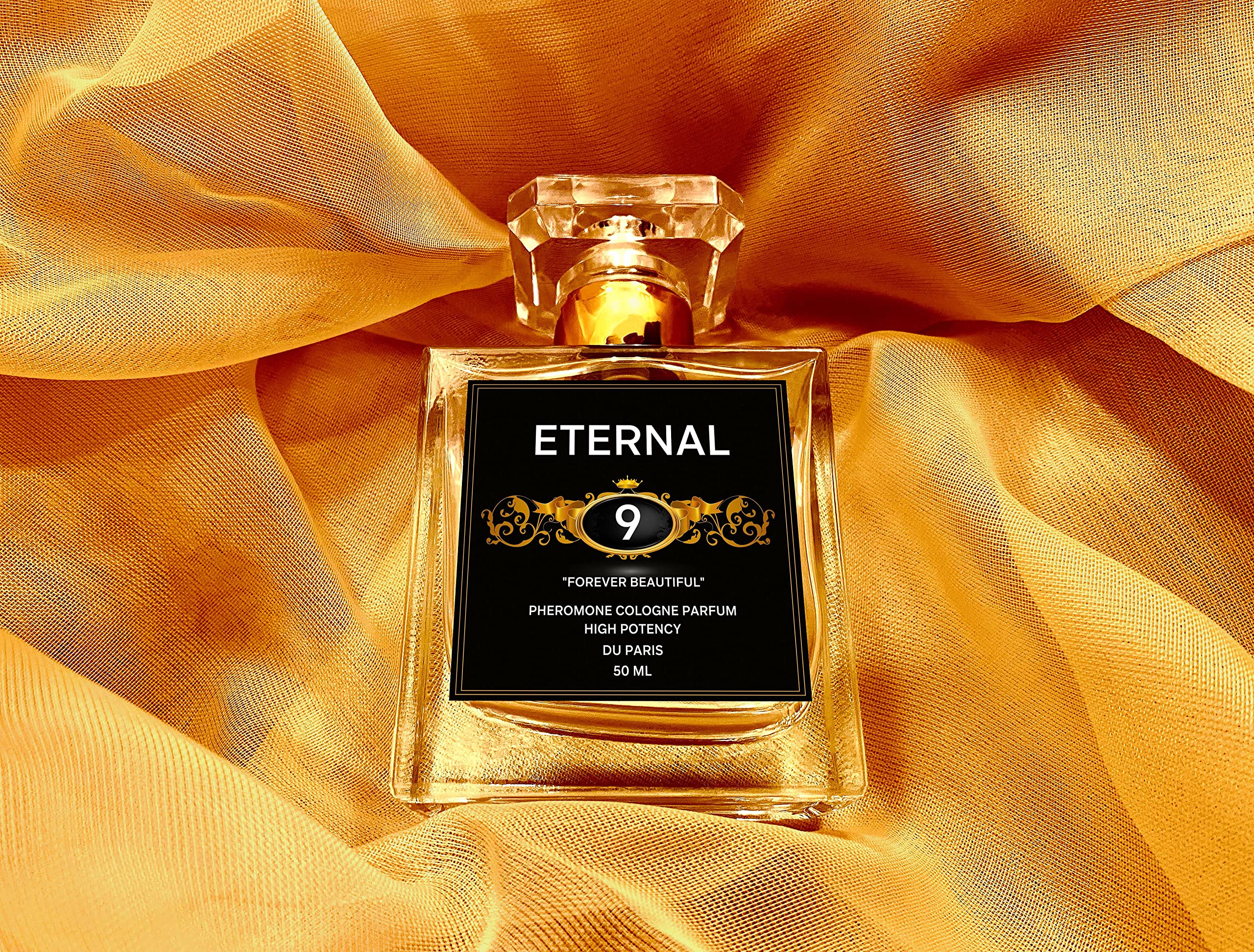 NO 9 BASK Private Collection Black Afghan Espresso & Vanilla High Potency Pheromone Cologne Parfum for Men Increases Attraction and Desire, 50 ML (Eternal Fruit & Musk)