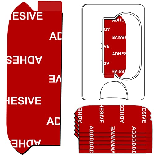 Sticky Adhesive Replacement for Socket Wallet Plus Base, PKYAA 6Pcs Double Sided Sticker Pads for Cell Phone Wallet+ Case Back, Removable Sticky Tape for All Cellphone with Sockets Wallet+