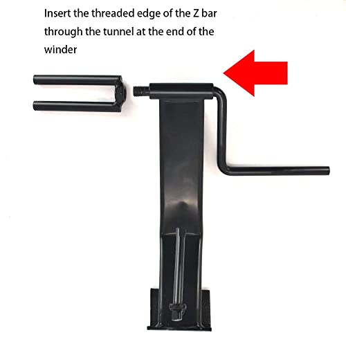 Winch Strap Winder Truck Trailer Flatbed Winch Cargo Tie-Downs Strap Winder, Roll-up Flatbed Trailer Winch Straps up to 4" Wide, Used in Trailers, Trucks, Warehouses Vans Docks