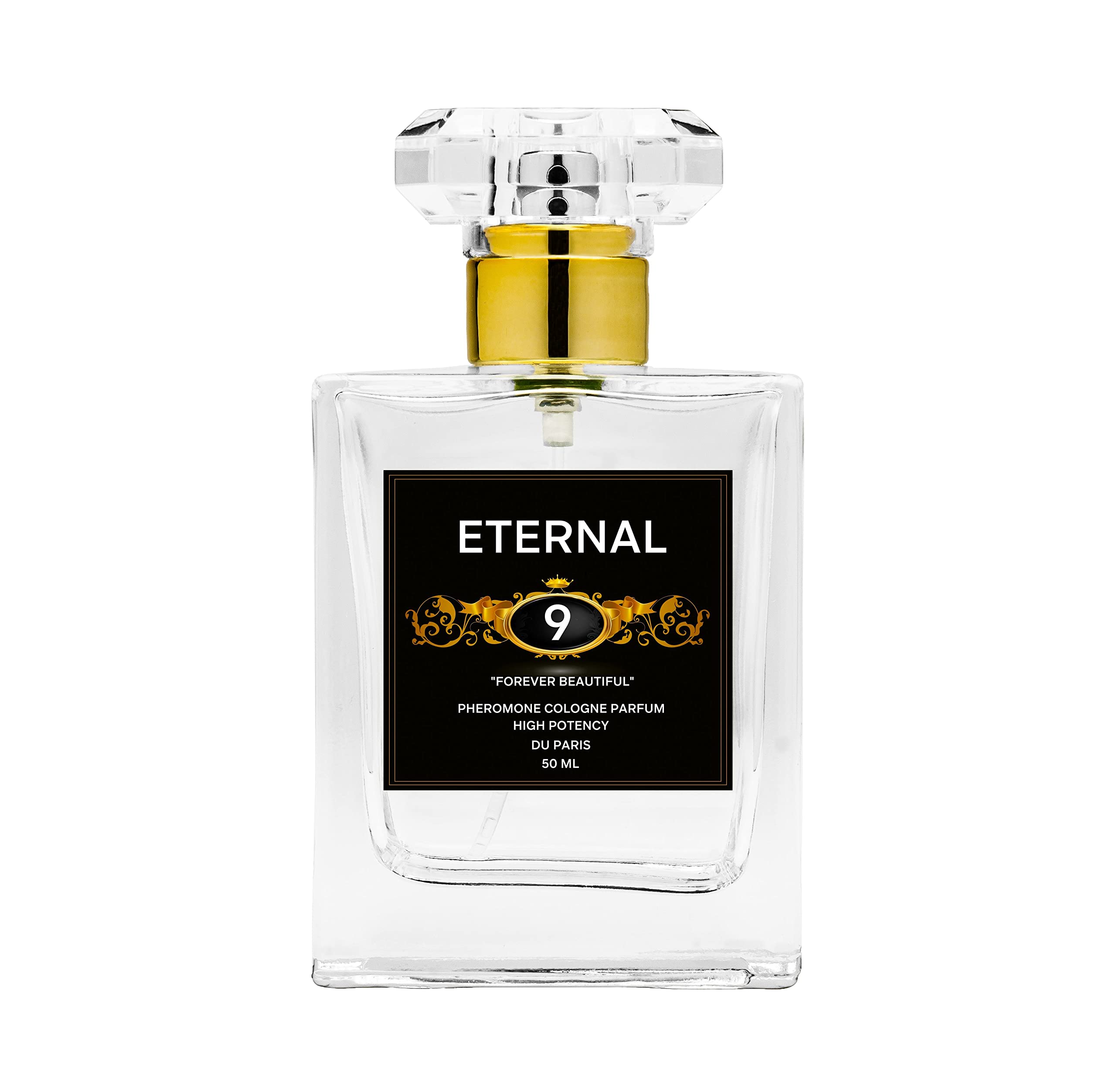 NO 9 BASK Private Collection Black Afghan Espresso & Vanilla High Potency Pheromone Cologne Parfum for Men Increases Attraction and Desire, 50 ML (Eternal Fruit & Musk)