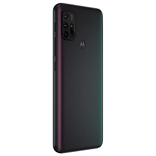 Moto G30 XT2129-2 4G LTE 128GB + 4GB GSM Global Unlocked Triple Camera International Version (No US Warranty) (Not Verizon Sprint Boost Cricket) (w/Fast Car Charger Bundle) (Dark Pearl)