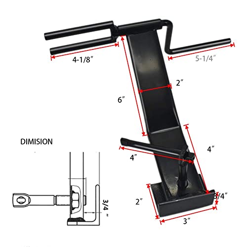 Winch Strap Winder Truck Trailer Flatbed Winch Cargo Tie-Downs Strap Winder, Roll-up Flatbed Trailer Winch Straps up to 4" Wide, Used in Trailers, Trucks, Warehouses Vans Docks