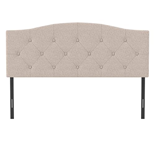 Hillsdale Provence Upholstered, Full/Queen Headboard Only, Light Beige