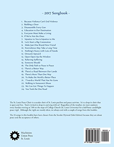 St. Louis Peace Choir: 2017 Songbook