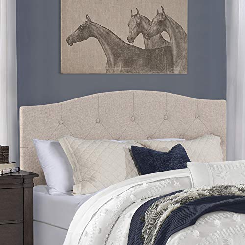 Hillsdale Provence Upholstered, Full/Queen Headboard Only, Light Beige