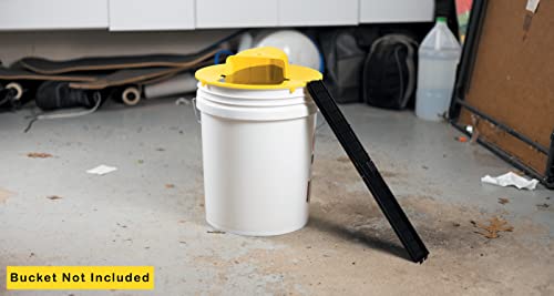 RinneTraps - Flip N Slide Bucket Lid Mouse Trap |Humane or Lethal| |Trap Door Style| |Multi Catch |Auto Reset| |Indoor Outdoor| |No See Kill| |5 Gallon Bucket Compatible| Made in USA (1)