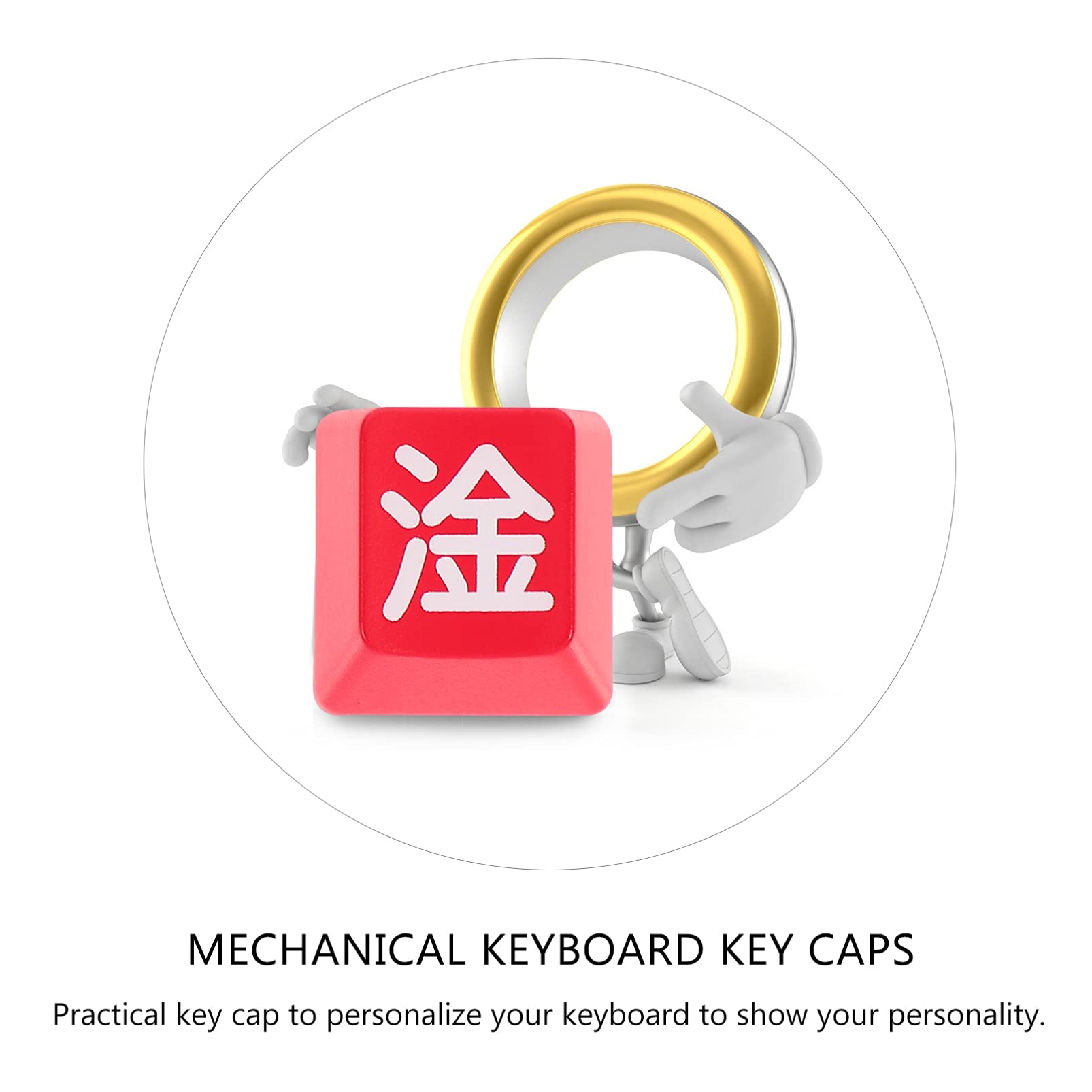 SOLUSTRE Pc Keycap Keyboard Cap Cover Notebook Laptops Replacement Key Caps Lighted Keyboard Shine Through Key Caps Custom Keyboard Lap Tops Pro On The Lap Abs Red Accessories