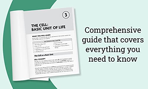 Barron's Science 360: A Complete Study Guide to Biology with Online Practice (Barron's Test Prep)