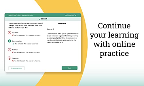 Barron's Science 360: A Complete Study Guide to Biology with Online Practice (Barron's Test Prep)