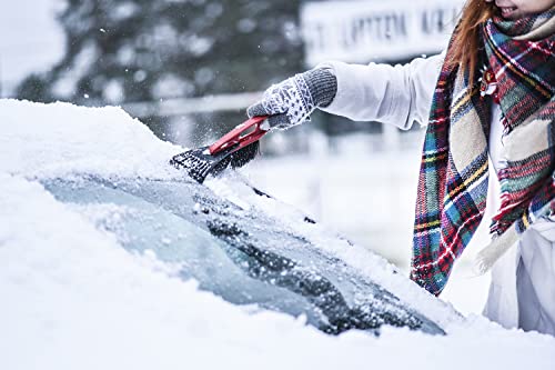 Teal Turtle 21 Inch Car Snow Scraper and Brush - Versatile Tool for Snow and Ice Removal