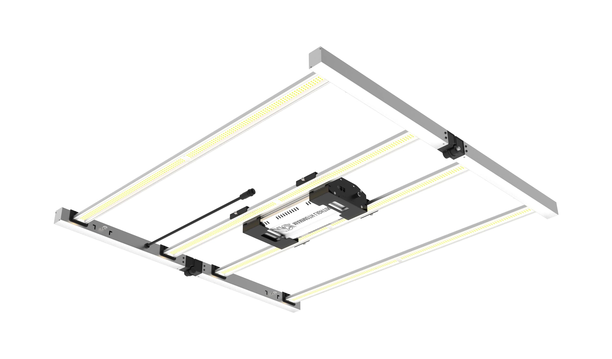 4 bar, 430w, 3' x 3', Mammoth Lighting Fold Series Led Grow Light 4 Bar Fold, 3 Foot and 430w Dimmer Knob + RJ14 Port (Standard $0) 120v + 240v Plug Included