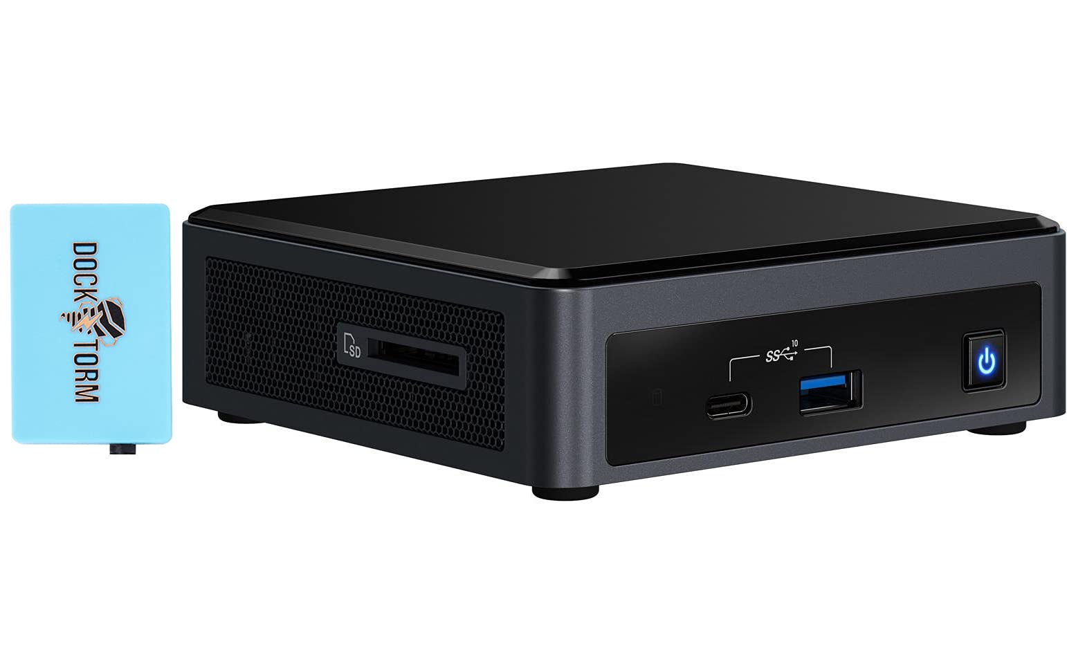 NUC Kit-10I3FNKN1 Home & Business Mini Desktop Black (Intel i3-10110U 2-Core, 16GB RAM, 256GB m.2 SATA SSD, Intel UHD, WiFi, Bluetooth, 1xHDMI, SD Card, Win 10 Home) Hub, 16GB RAM|256GB SSD|Win10H