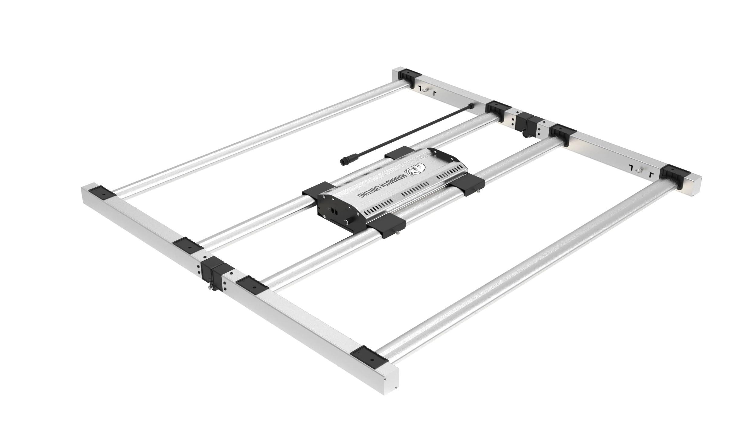 4 bar, 430w, 3' x 3', Mammoth Lighting Fold Series Led Grow Light 4 Bar Fold, 3 Foot and 430w Dimmer Knob + RJ14 Port (Standard $0) 120v + 240v Plug Included