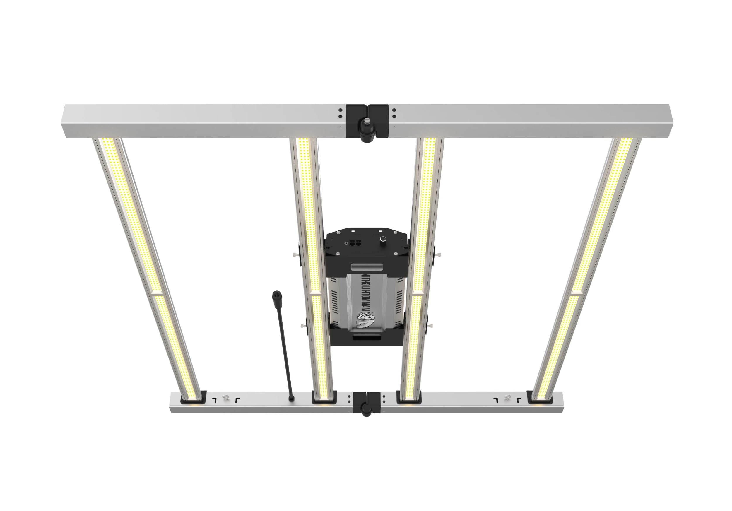 4 bar, 430w, 3' x 3', Mammoth Lighting Fold Series Led Grow Light 4 Bar Fold, 3 Foot and 430w Dimmer Knob + RJ14 Port (Standard $0) 120v + 240v Plug Included
