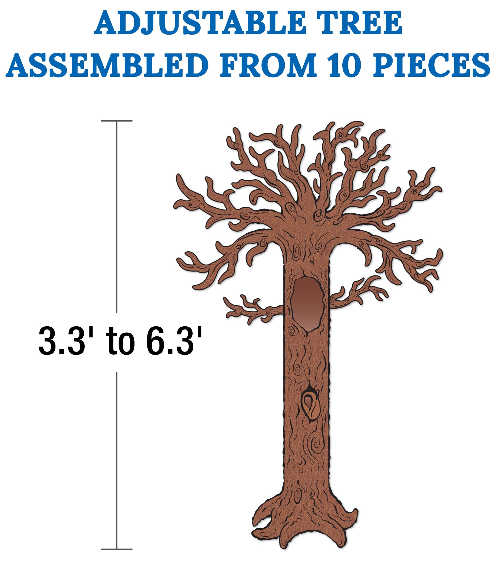 Carson Dellosa 64 pc Tree Bulletin Board Set, Tree Wall Decor and Leaf Cutouts for Classroom Decor, Fall Bulletin Board Decorations, Family Tree, Daycare, and Sunday School Decorations for Classroom