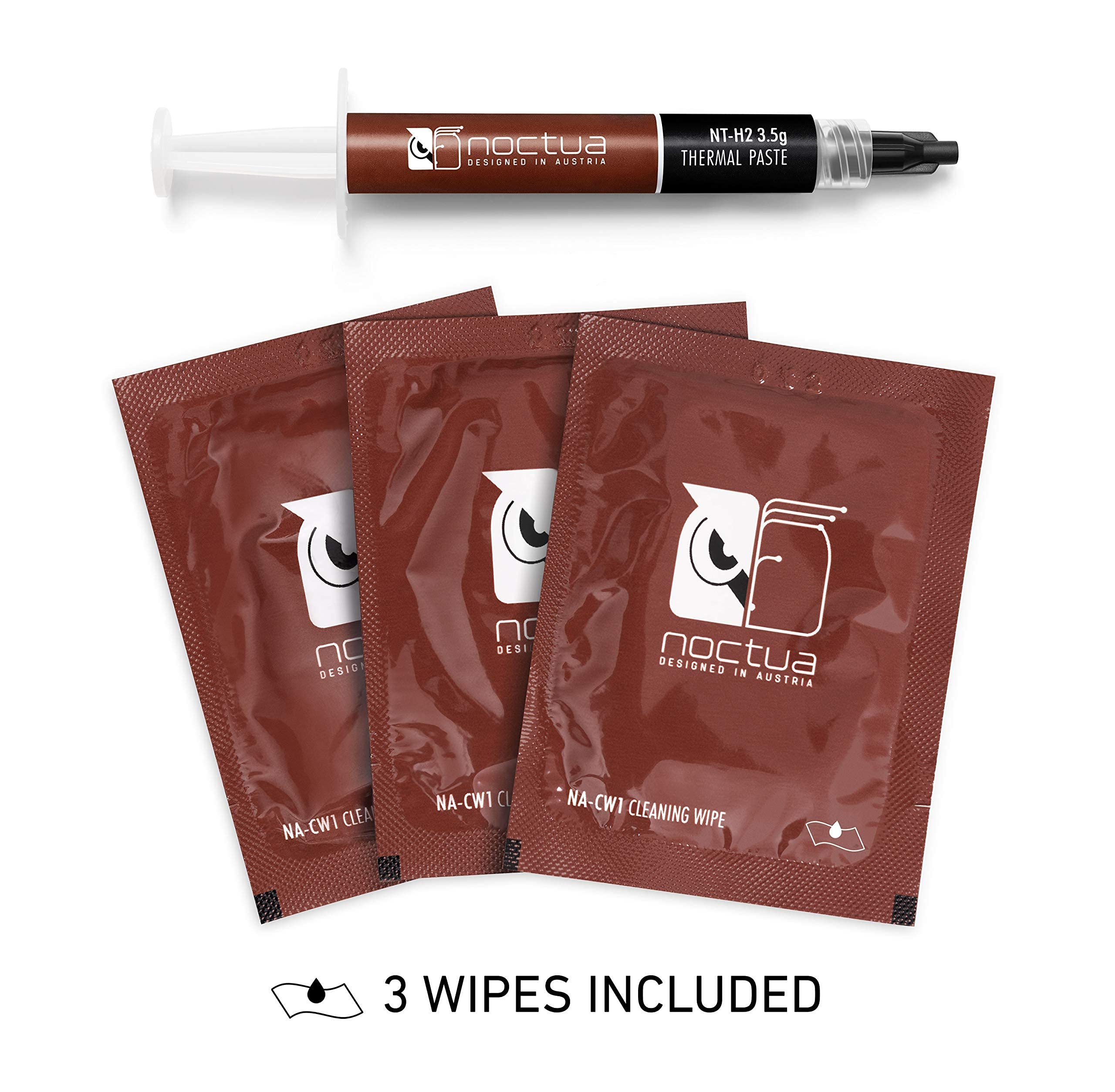 Noctua 240mm AIO Upgrade Bundle (2X NF-A12x25 PWM chromax.Black.swap 120mm Fans Plus 1x NT-H2 Thermal Paste)