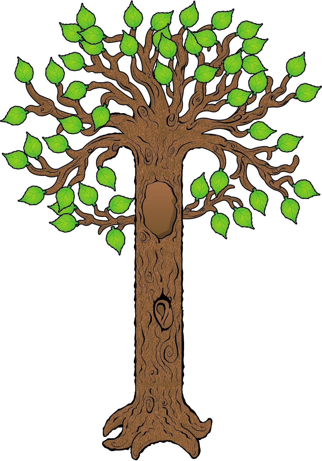 Carson Dellosa 64 pc Tree Bulletin Board Set, Tree Wall Decor and Leaf Cutouts for Classroom Decor, Fall Bulletin Board Decorations, Family Tree, Daycare, and Sunday School Decorations for Classroom