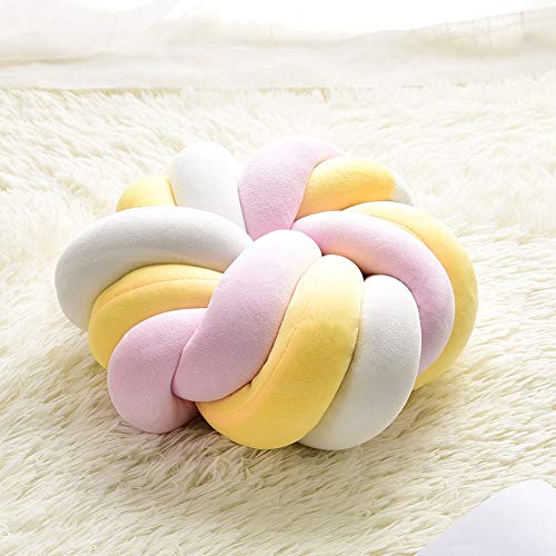 Youjiayi Knot Pillow 14X14 Velvet Christmas Decorative Throw Pillows Knotted Pillows for Couch Chair Cushion Sofa Garden Lumbar Car Throw Pillows