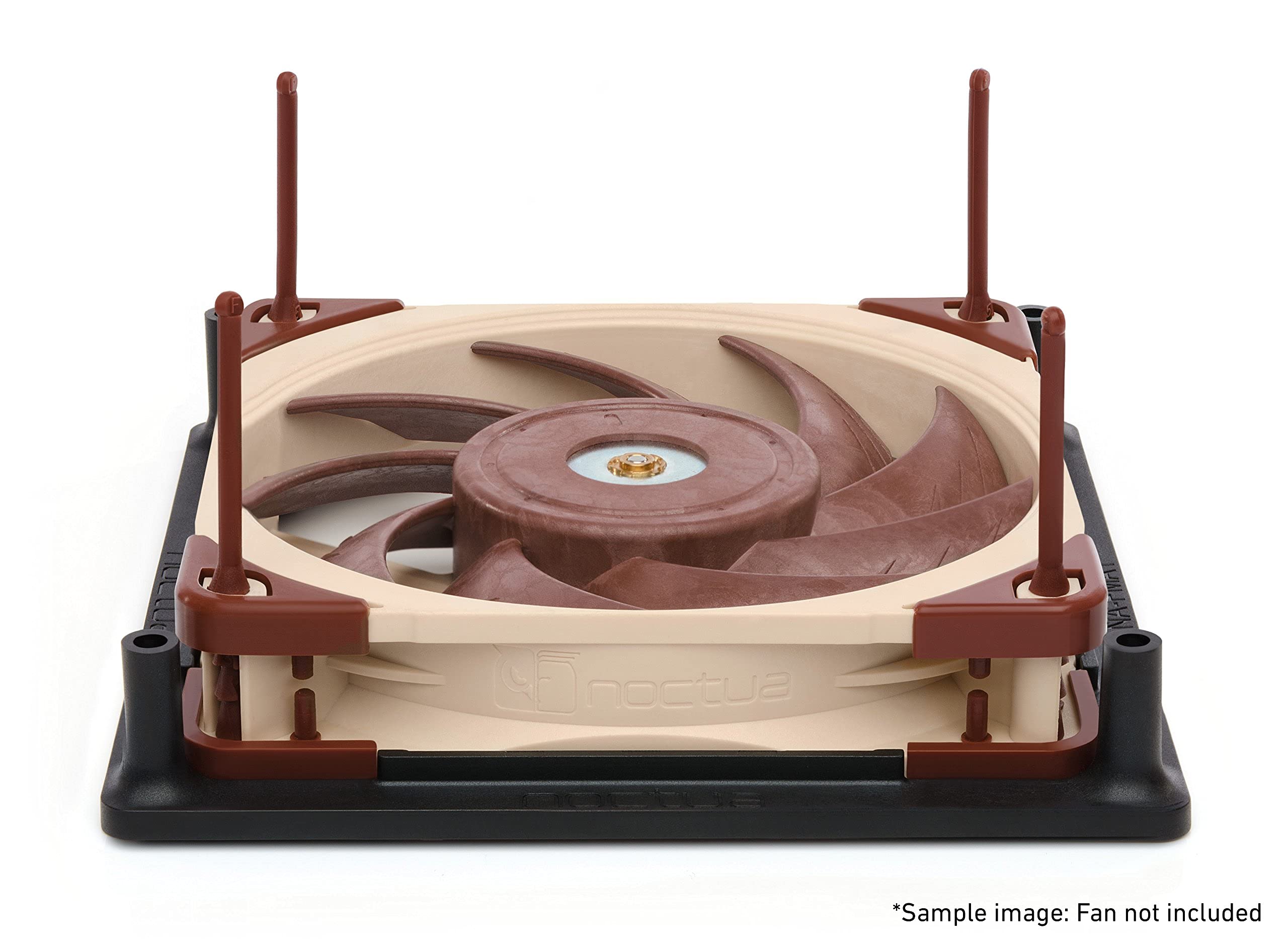 Noctua Bundle: 2X NF-A12x25 PWM chromax.Black.swap + 1x NA-SMFA1, Set for 280mm Water Cooling Radiator